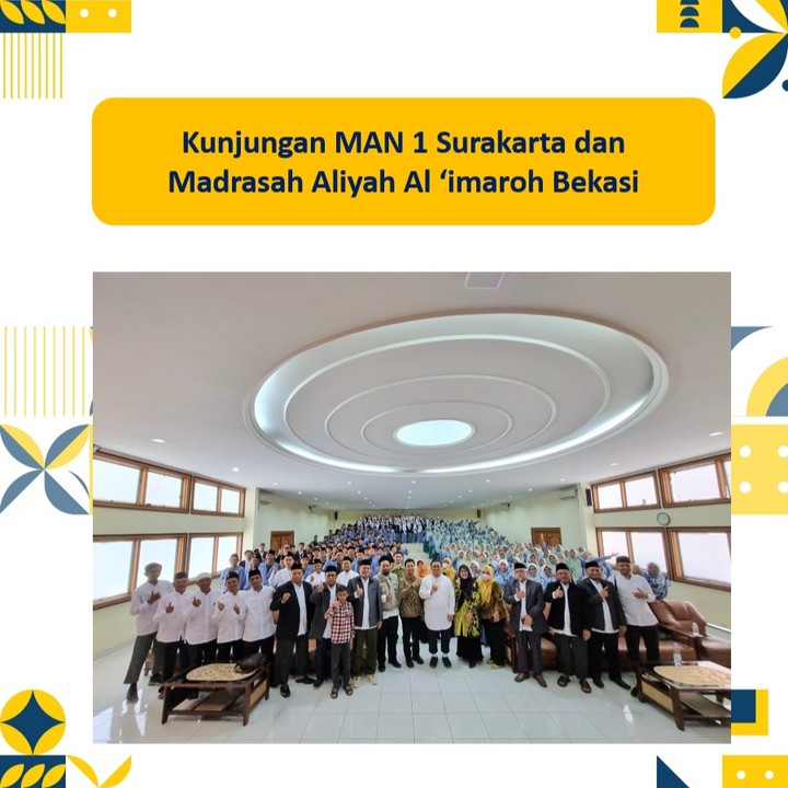 [Visitation] Study Visit from MAN 1 Surakarta and Madrasah Aliyah Al ...
